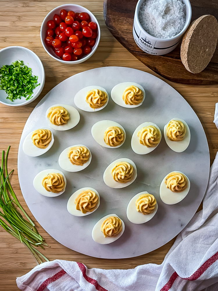 Truffle Deviled Eggs